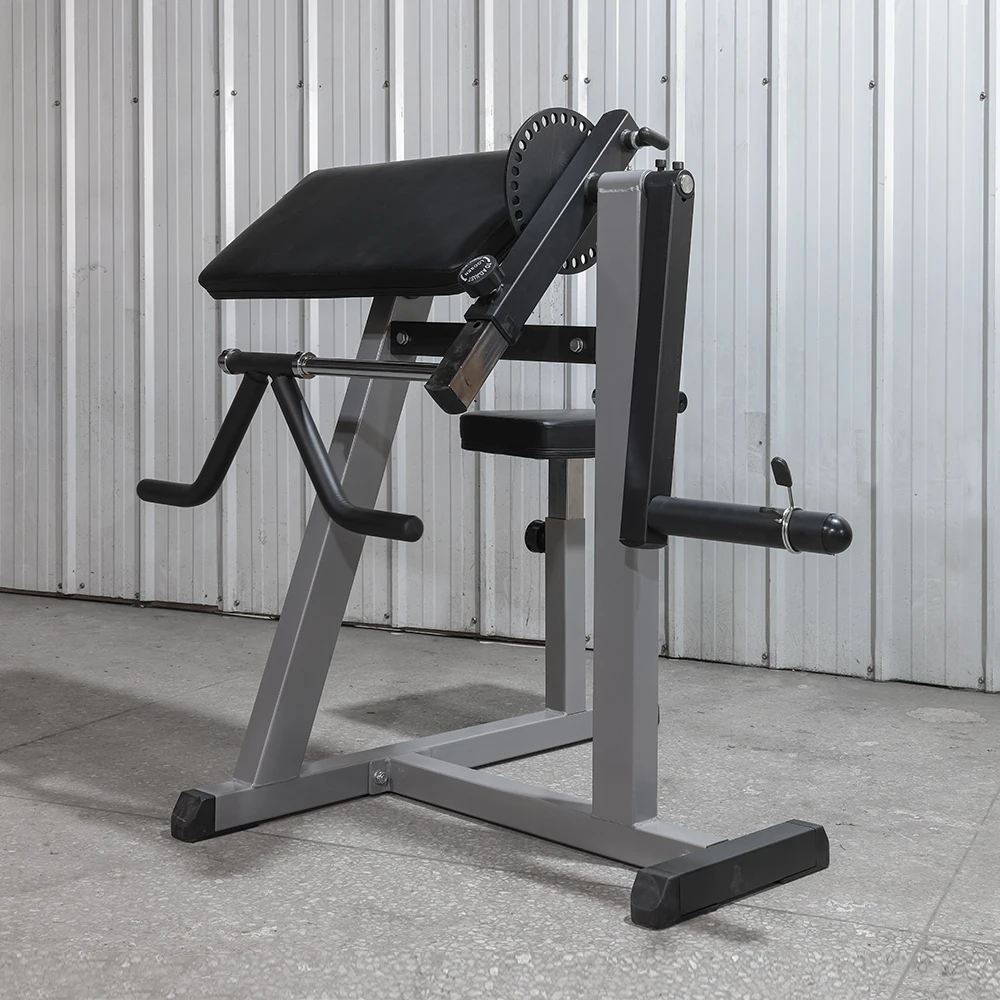 SMARTFIT Fitness Plate Loaded Biceps Triceps Arm Curl Extension ...