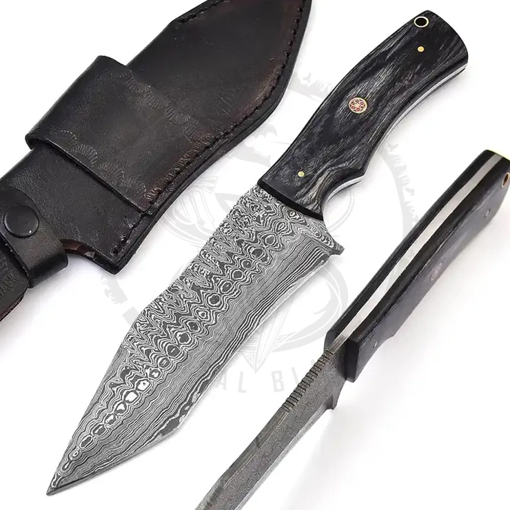 Professional Handmade Hunting Knife Fixed Blade Camping Hunting Knife ...
