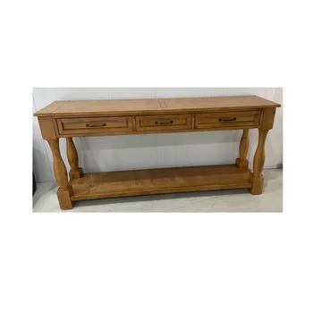 Modern Console Table With Solid Wood Material Farmhouse Narrow Kitchen ...