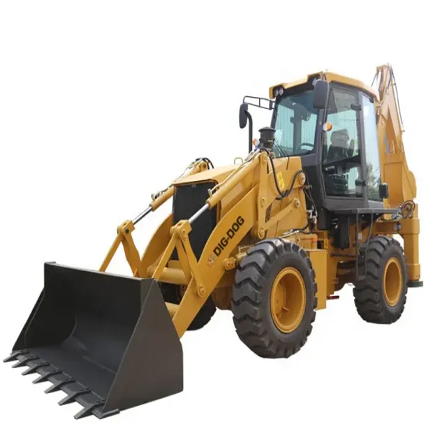 Mini Tractor Towable Backhoe Loader Earth-moving Machinery Small Wheel ...