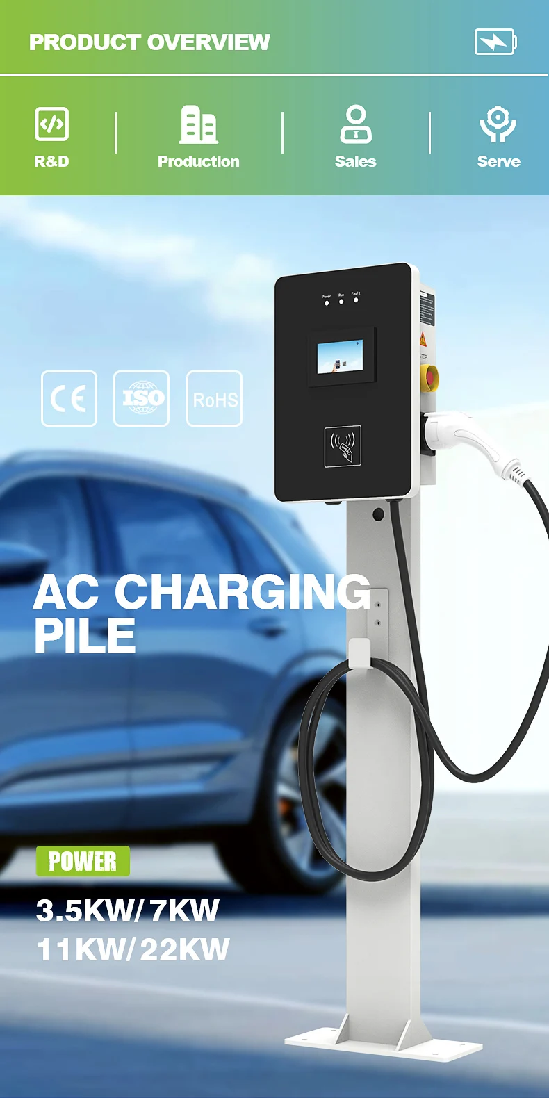 Solar Ev Charging Solution Wallbox Car Charging Charger Column Pedestal ...