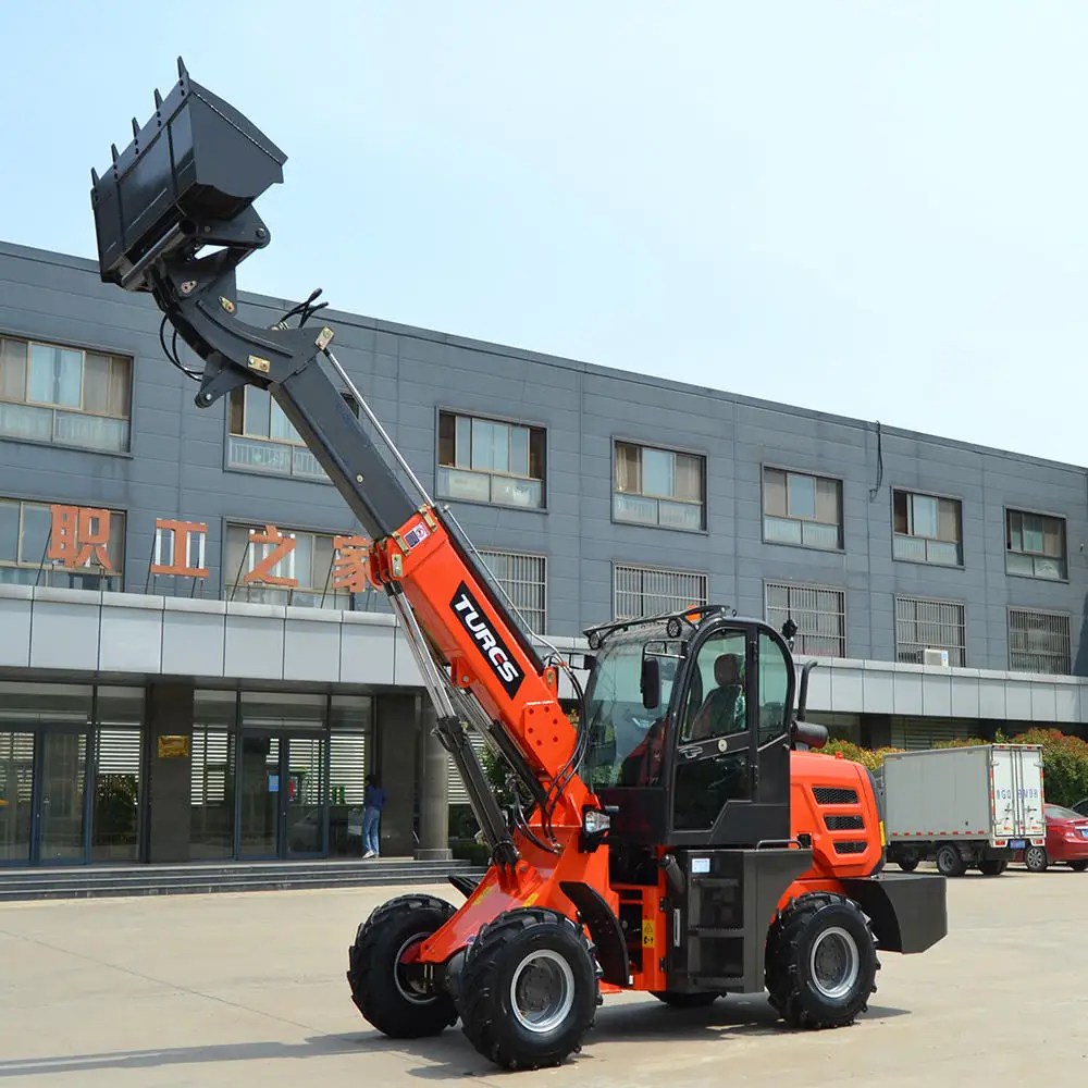 5m Lifting Height Telehandler Wheel Loader Tl2500 Front End Shovel ...
