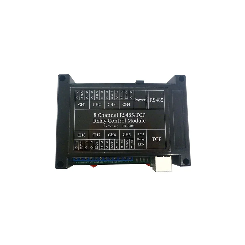 Rs485 To Rj45 Ethernet Module Rail Type Serial Server Tcp/ip To Serial ...