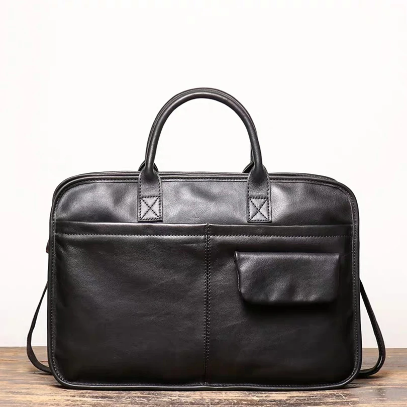 Genuine Leather Laptop Bag Briefcase for Working Cheap Price Bag ...