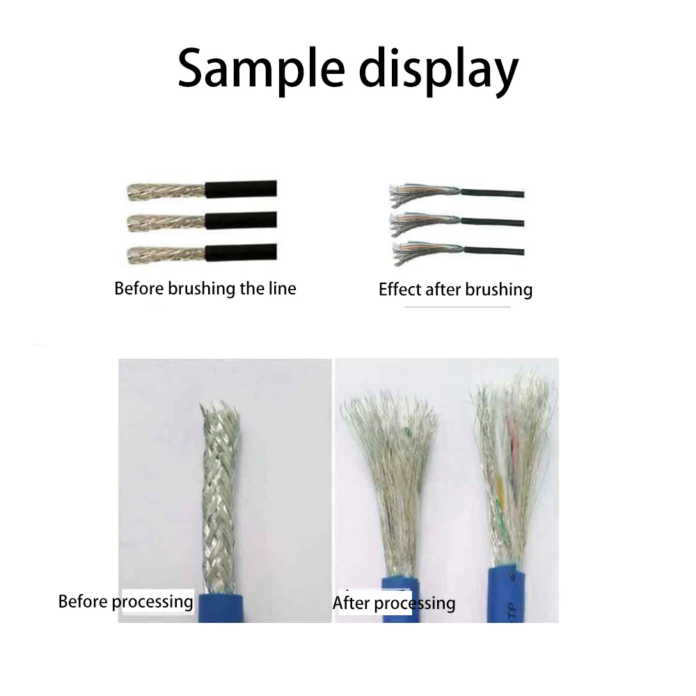 Sr-20a Multi-function Wire Brushing And Twisting Machine Shielded Wire ...