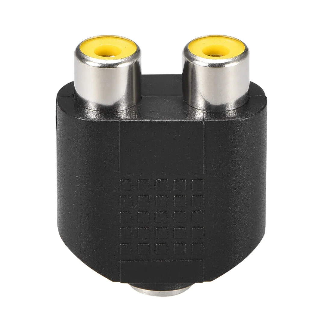 3.5mm Female to 2 RCA Female Connector Splitter Adapter Audio Connector ...