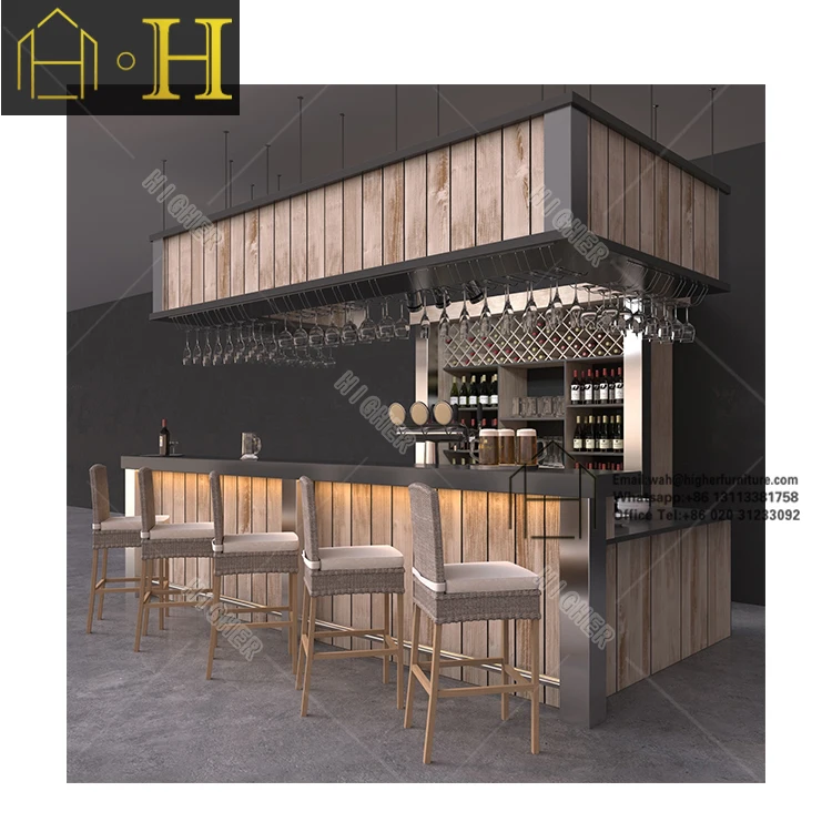Customized Fast Food Store Counter Design - Modern Style