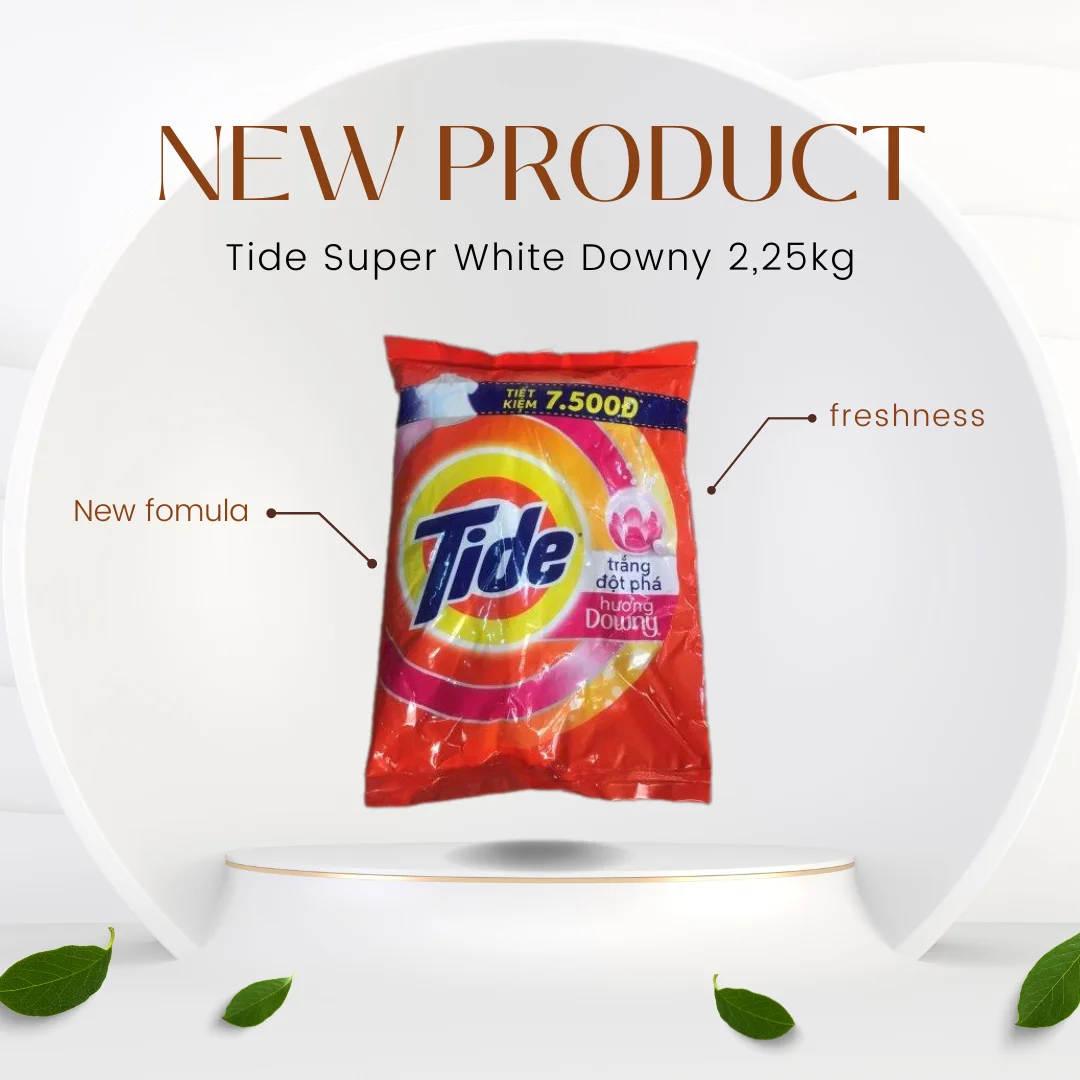 Tide Super White Downy 2.25kg Wholesale Laundry Washing Detergent Made ...
