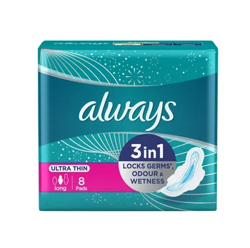 Always Ultra Delight Long Sanitary Pads 8 Pieces Buy Online At Best ...