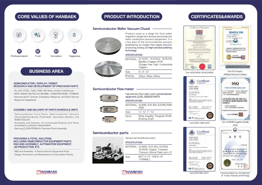 Hanbaek Semiconductor Wafer Chuck Wafer Semiconductor Vacuum Chuck High ...