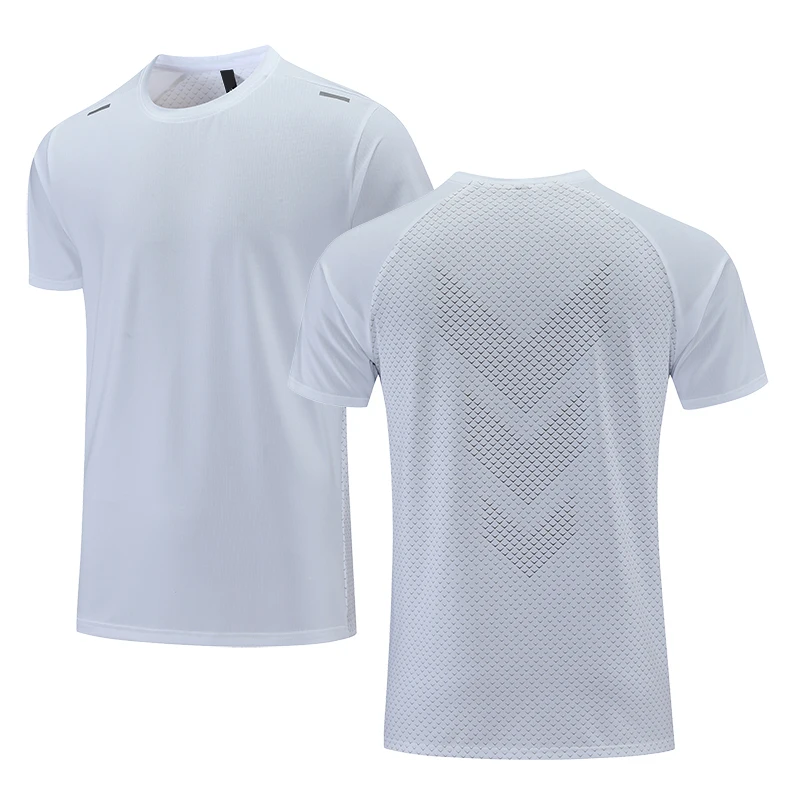 Quick Dry Men Running T-shirt Fitness Sports Top Gym Training Shirt ...