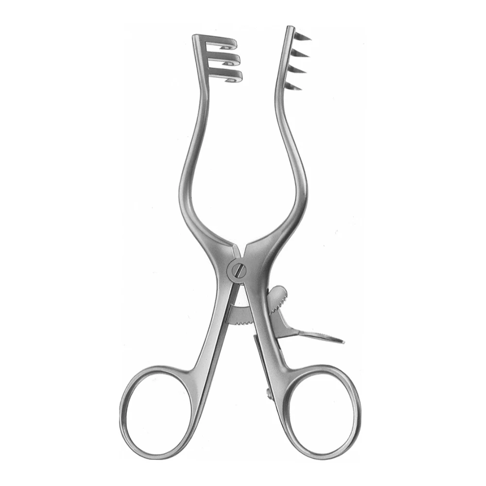 Surgical Grade Weitlaner Retractor Self Retaining 130 Mm 5.18" 3 X 4 Prongs Sharp Surgical ...