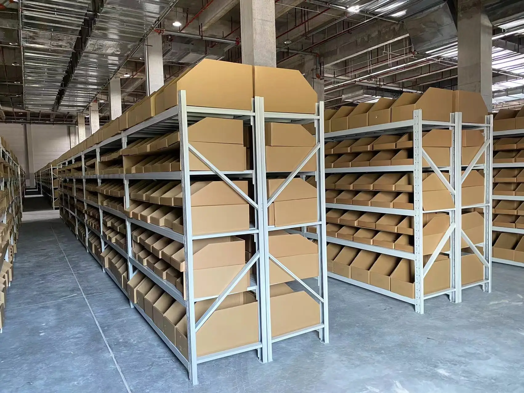 Customized Industrial Workshop Display Shelving Light Steel Multi-Level ...
