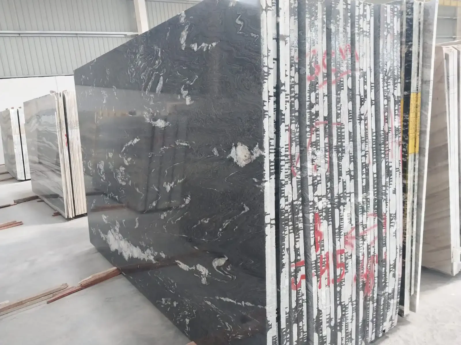 Export Quality Granite Graphite Black Gangsaw Slab Natural Stone for ...