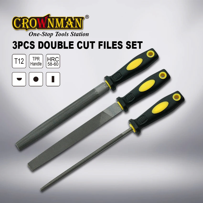 CROWNMAN Professional Custom Hand Tools 8'' With TPR Handle T12 3PCS ...