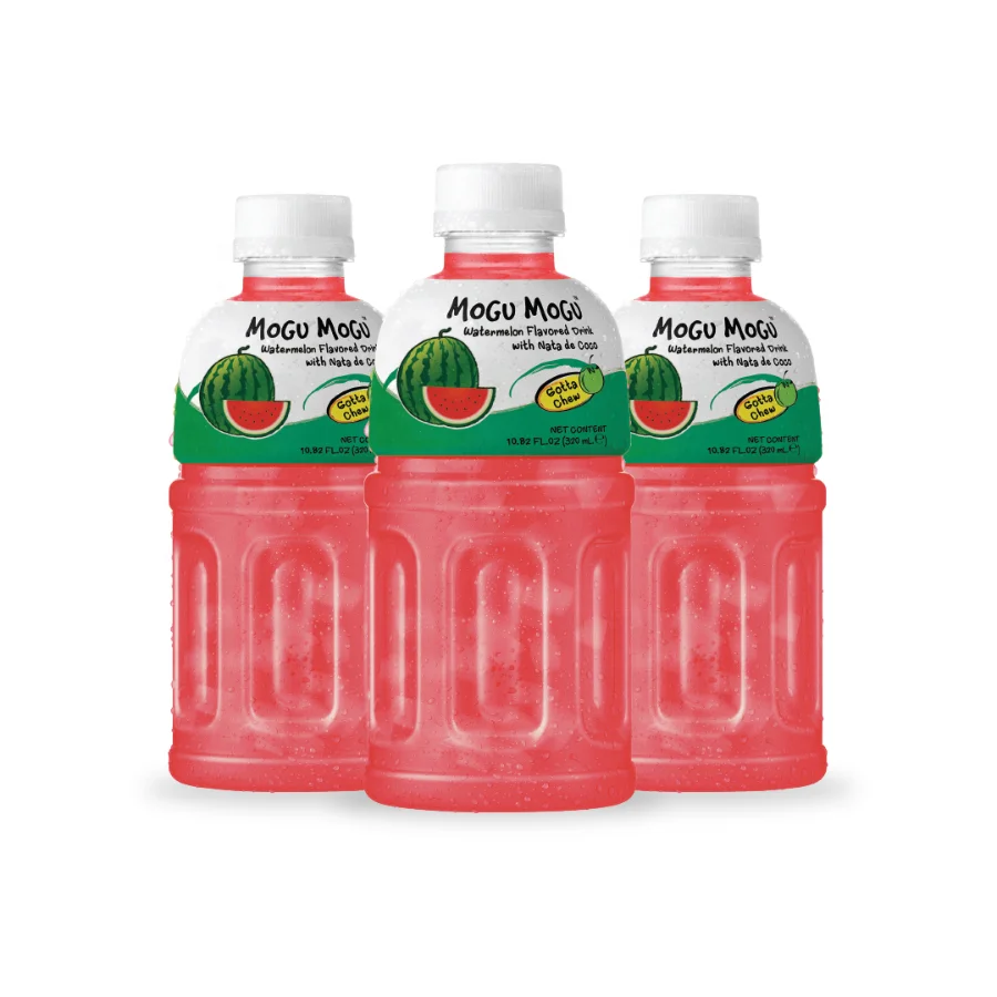 Mogu-Mogu Coconut Flavored Drink With Natade Coconut Bottle 320ml No Added Preservatives and ...