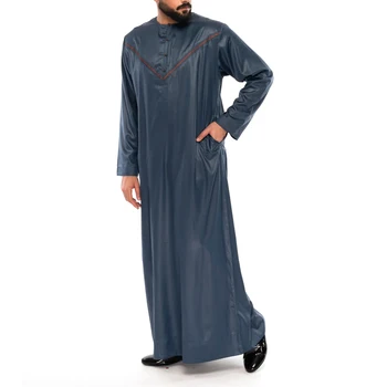 Men's Clothing Fashion Caftan Abaya Man Muslim Clothes Male Jubba Thobe ...