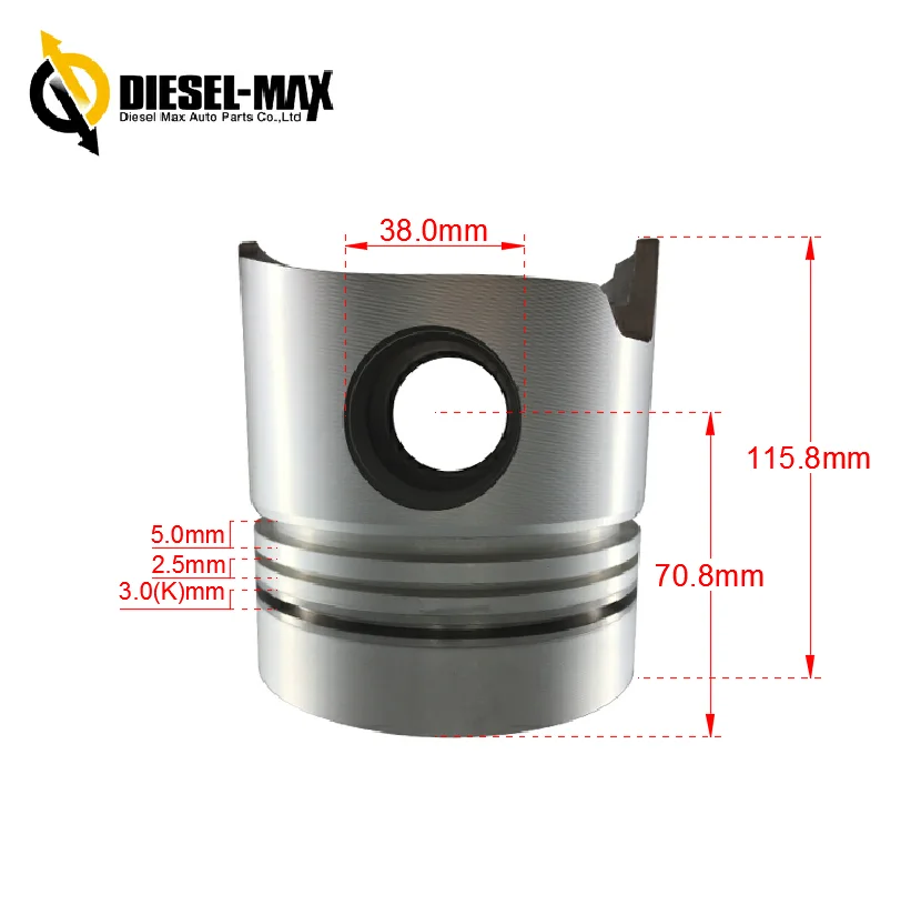 6d15 Me032480 For Mitsubishi Cylinder Piston - Buy Cylinder Piston,6d15 ...