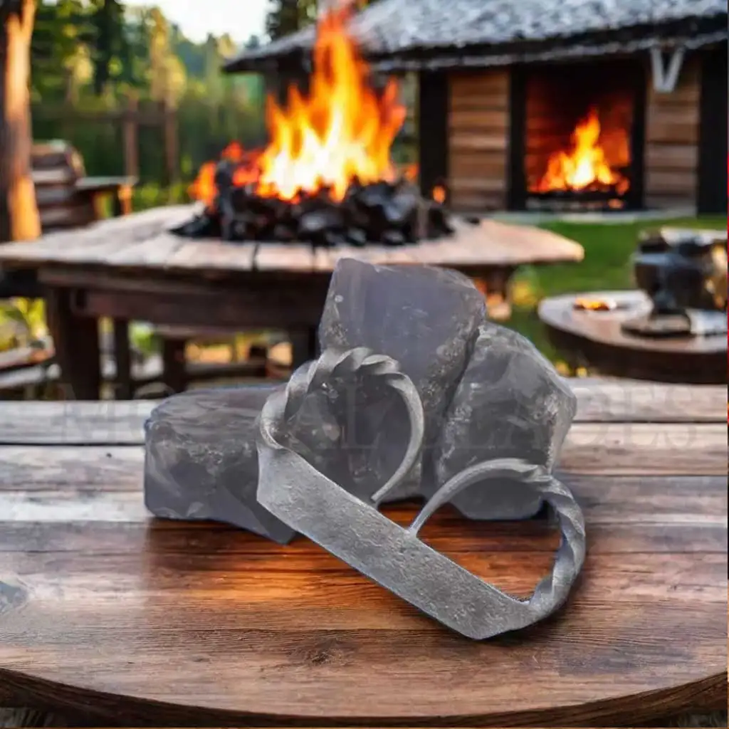 Portable Emergency Fire Starter Traditional Flint & Steel Striker Hand ...