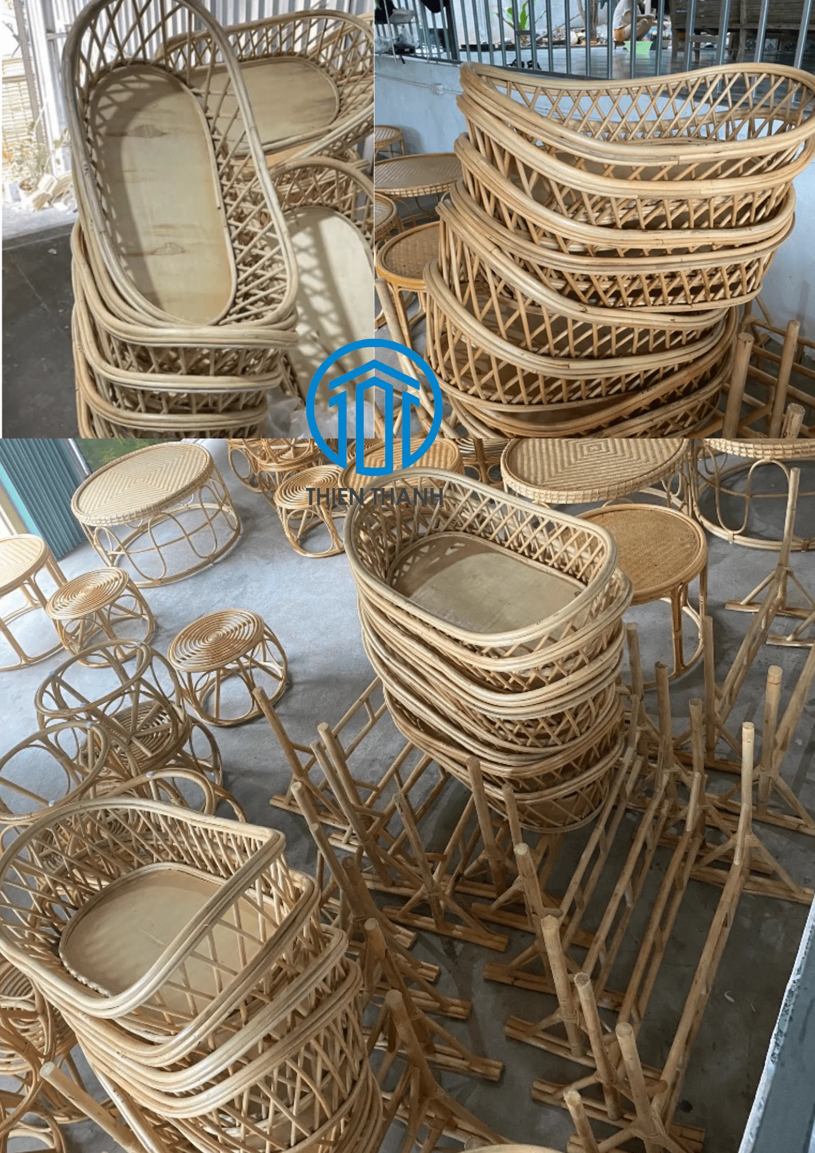 OEM Rattan Brown Bertie Bear Kids Storage Basket Bedside Table