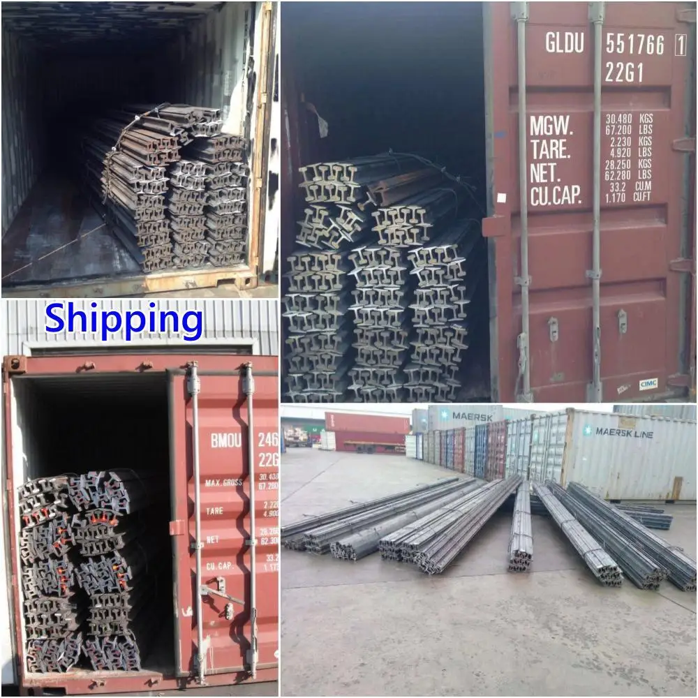 Q235/55q 9kg 12kg 15kg 22kg 30kg Railroad Light Steel Rail Track For Mine Tunnel - Buy Light ...