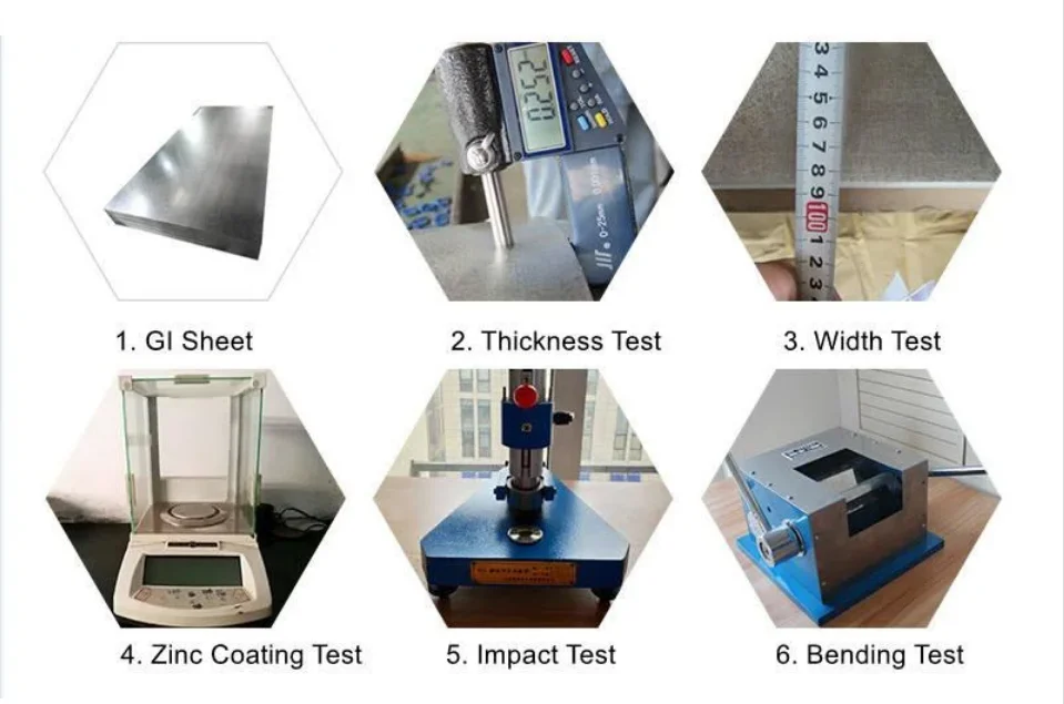 ASTM A653 ASTM A798 Corrugated Galvanized Steel Sheets