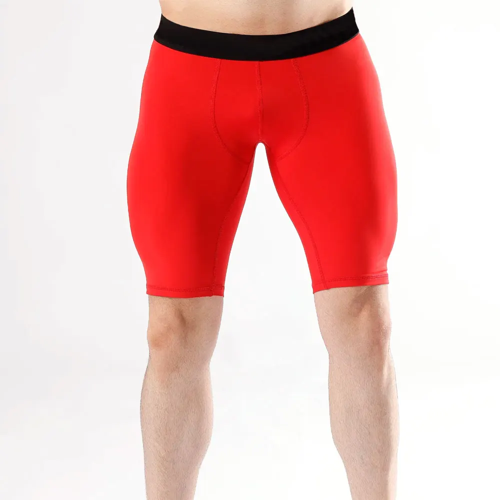 Fully Customized Logo Printing Lightweight Men Compression Shorts ...
