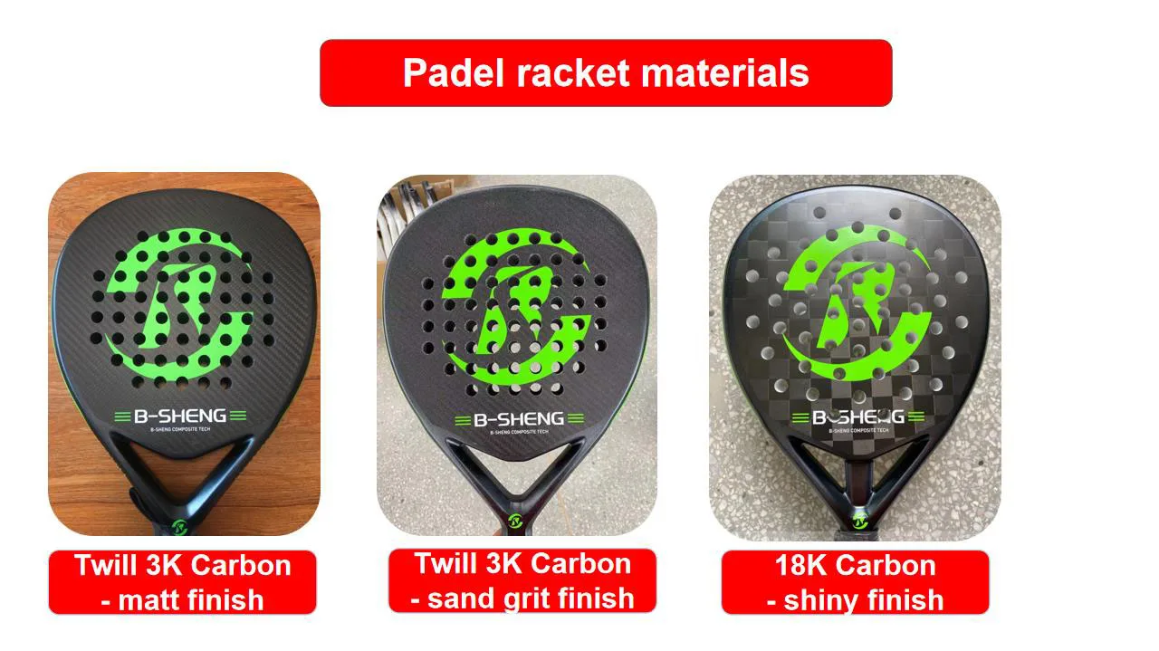 Wholesale Pro Padel Racquet 100% Full Carbon Fiber Custom Eva 12k ...