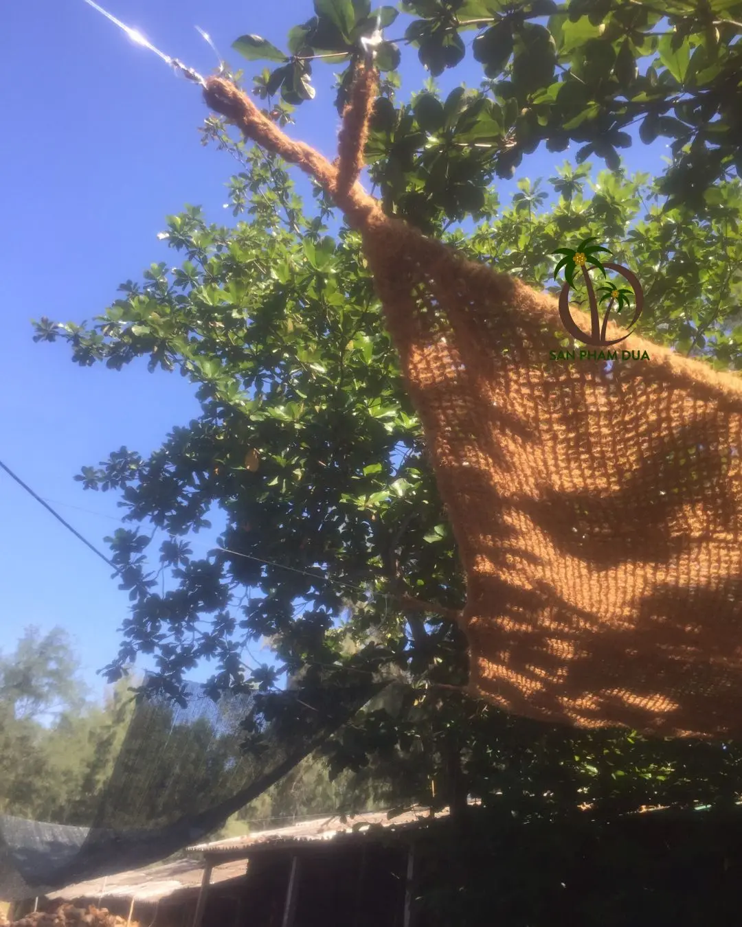 COCONUT FIBER SUNSHADE SAIL / GARDEN SHADE SAIL/ SUNSHADE AWNING ...