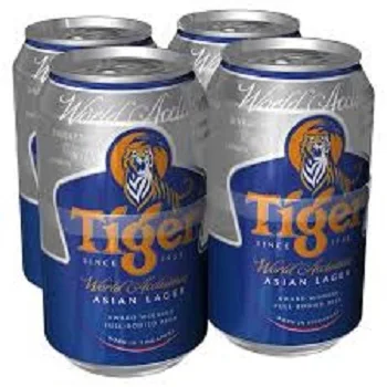 Tiger Lager Beer (24 X 320ml)/tiger White Wheat Beer Can-24 X 330ml ...