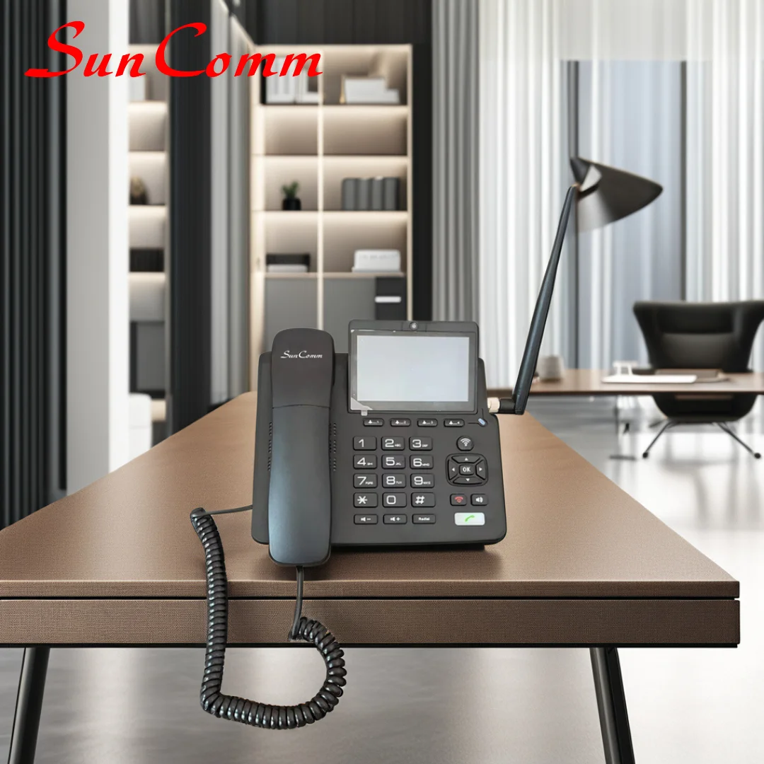 4G LTE SIM Desk Phone with Type-C USB and WiFi Router SC-9600C-4GW ...