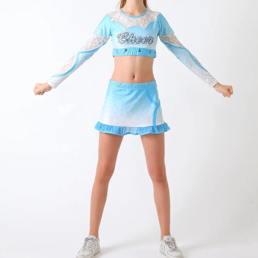 Wholesale Custom Sublimation Cheer Wear Competition Cheerleaders ...