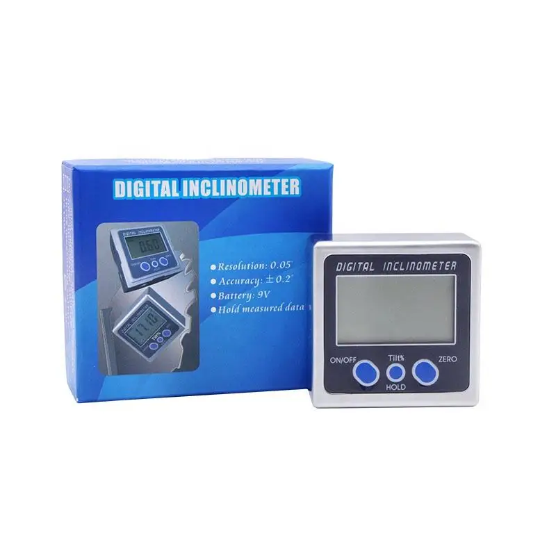 Portable Mini Industrial Inclinometer Angle Gauge Precision Metal ...