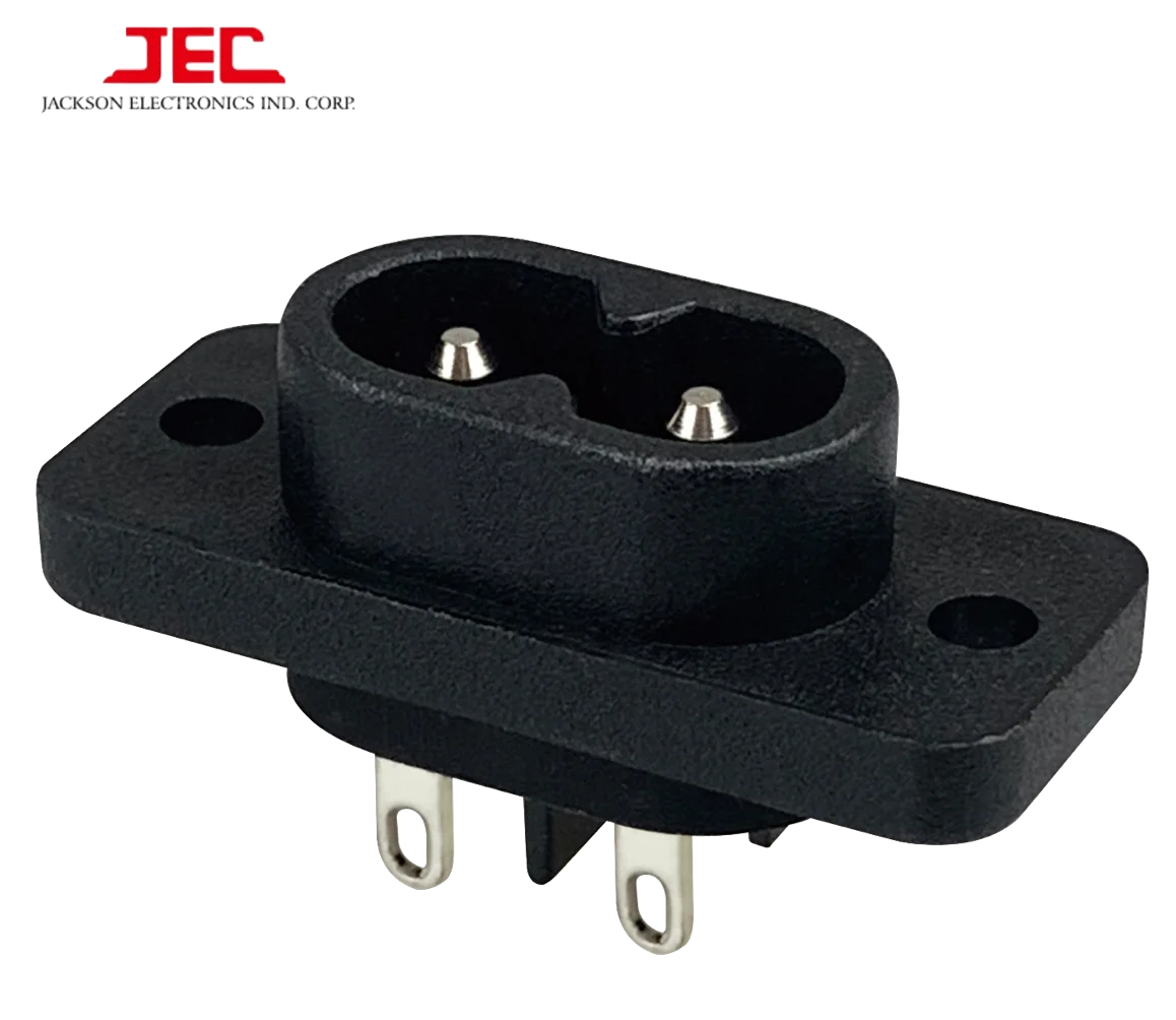 Jec Iec C8 Inlet Socket - Buy 2 Pin Ac Socket,Iec 60320 C8 Connector ...