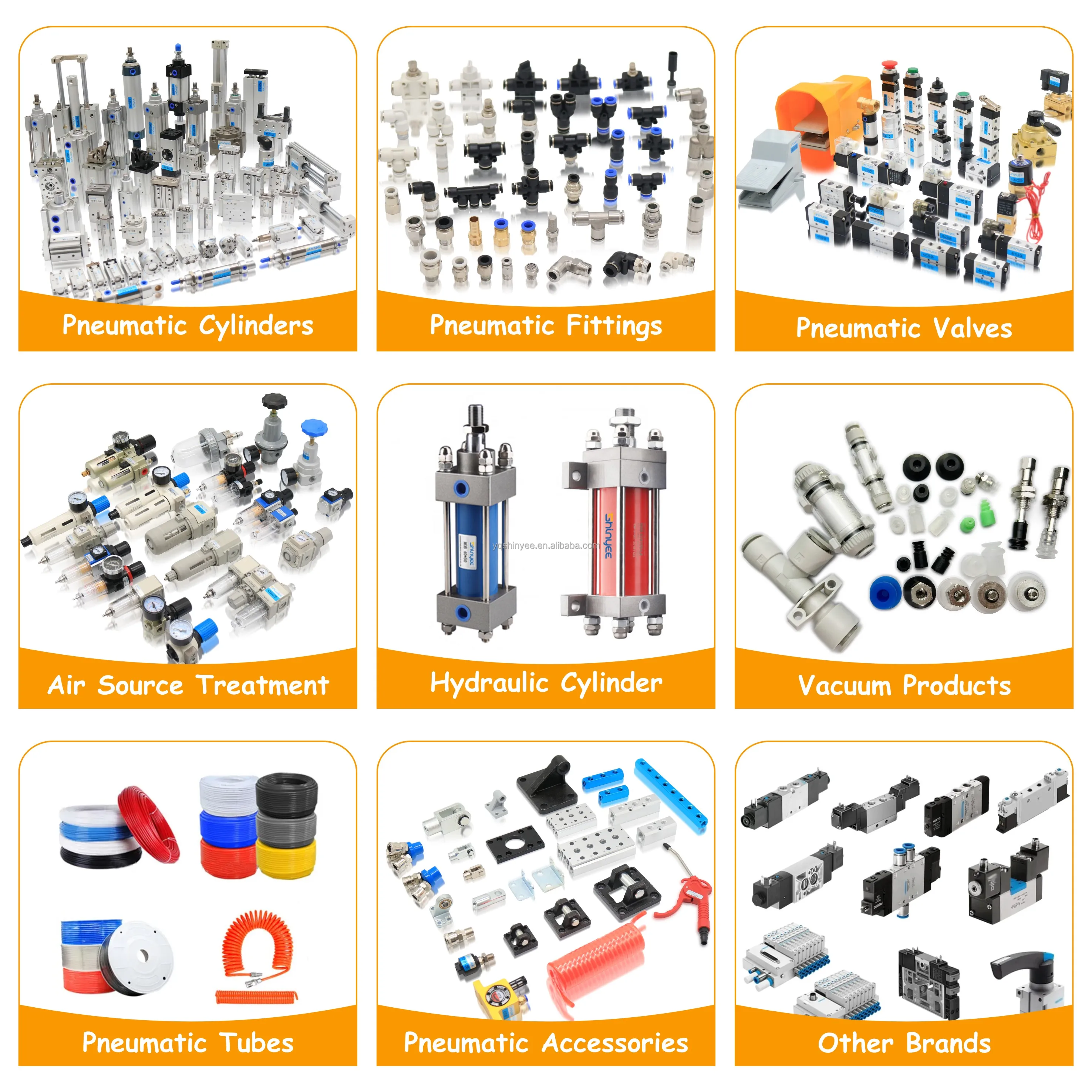 SHINYEEPNEUAMTIC Heavy Duty Pneumatic Cylinders for All Industries