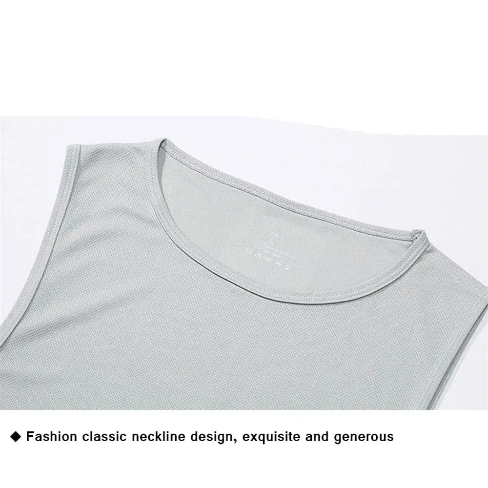 Bodybuilding Stringer Tank Top Men Mesh Gym Sleeveless T-shirt Men ...