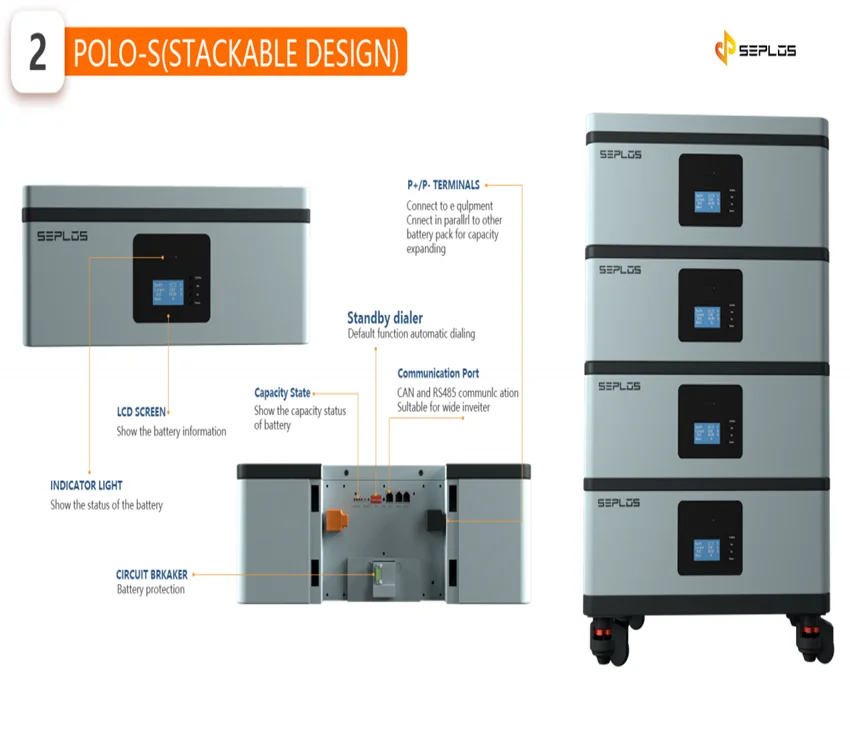 2023 Seplos Polo- S Household 5.12kwh Stackable Design 51.2v 100ah ...