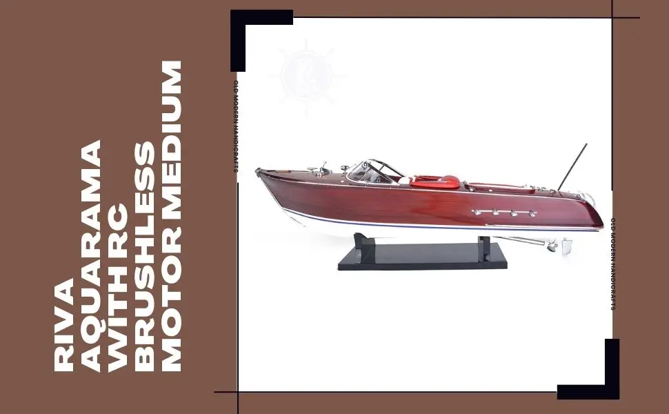 Riva Aquarama Model Ship Painted With Rc Motor 60 Cm Handcrafted Wooden ...