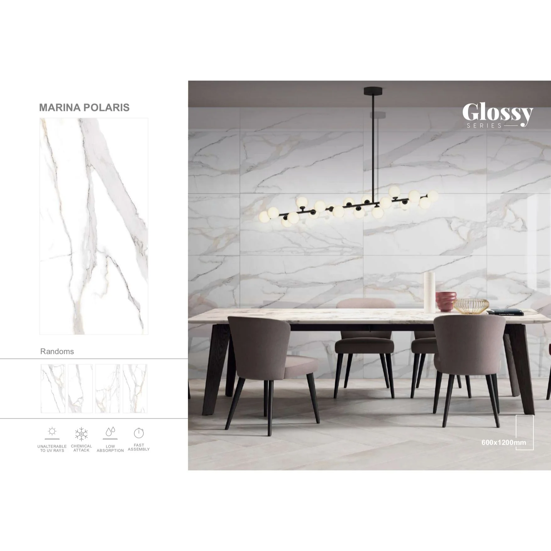 European Standard Matte Porcelain Ceramic Tiles: Large Format 24 x 48 ...