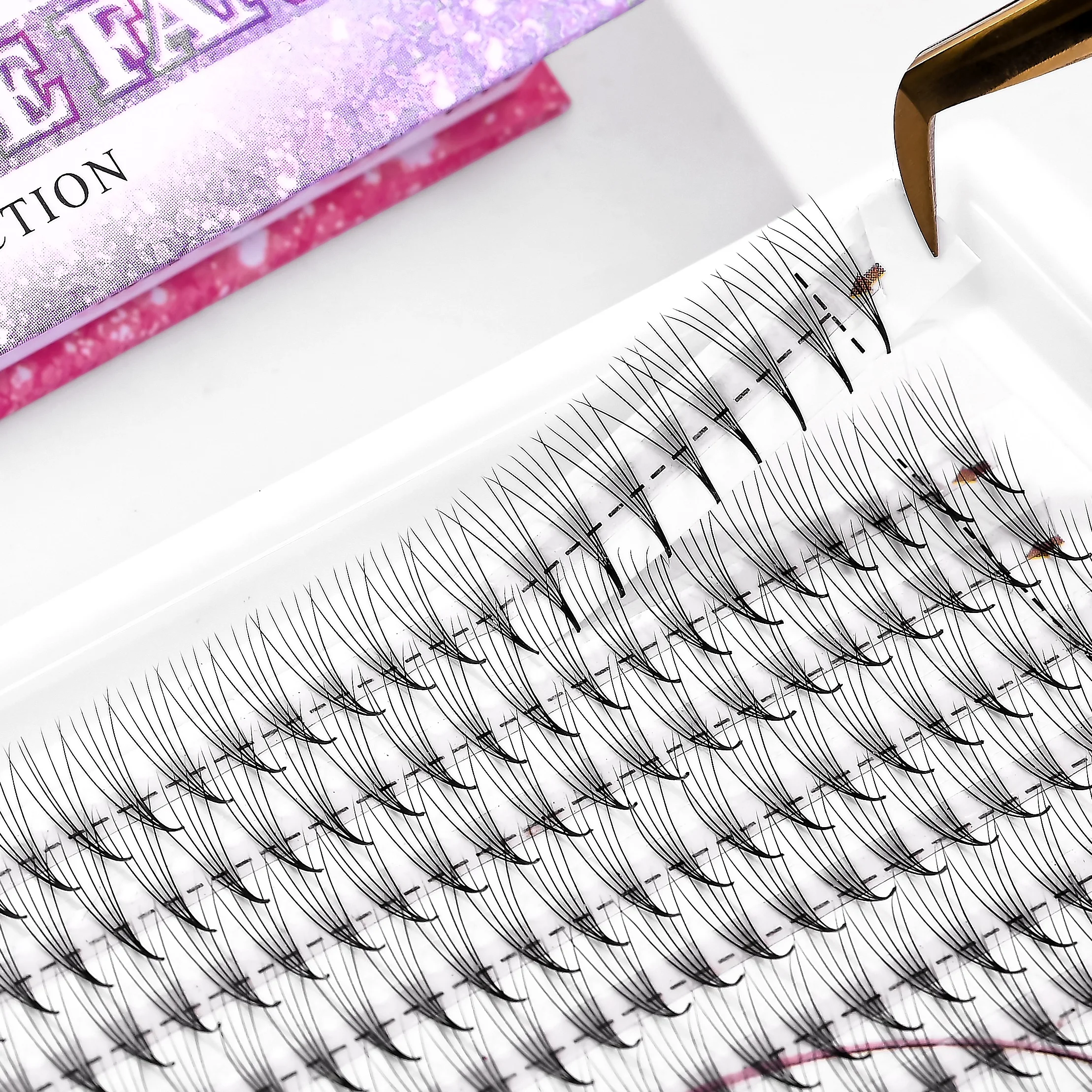 Hot Selling 5d Wispy Pre Made Eyelash Extension Handmade Full Volume ...