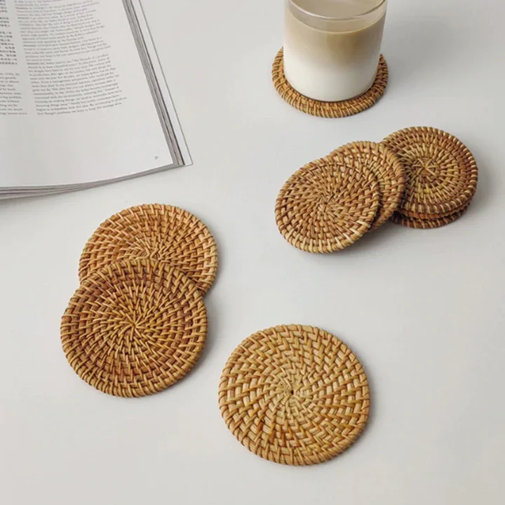 New Arrival High Quality Solid Wood Coaster Set for Cup Drinking