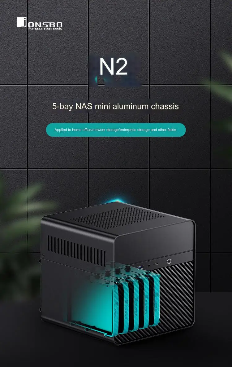 JONSBO N2 NAS Chassis - Compact, Efficient Storage Solution