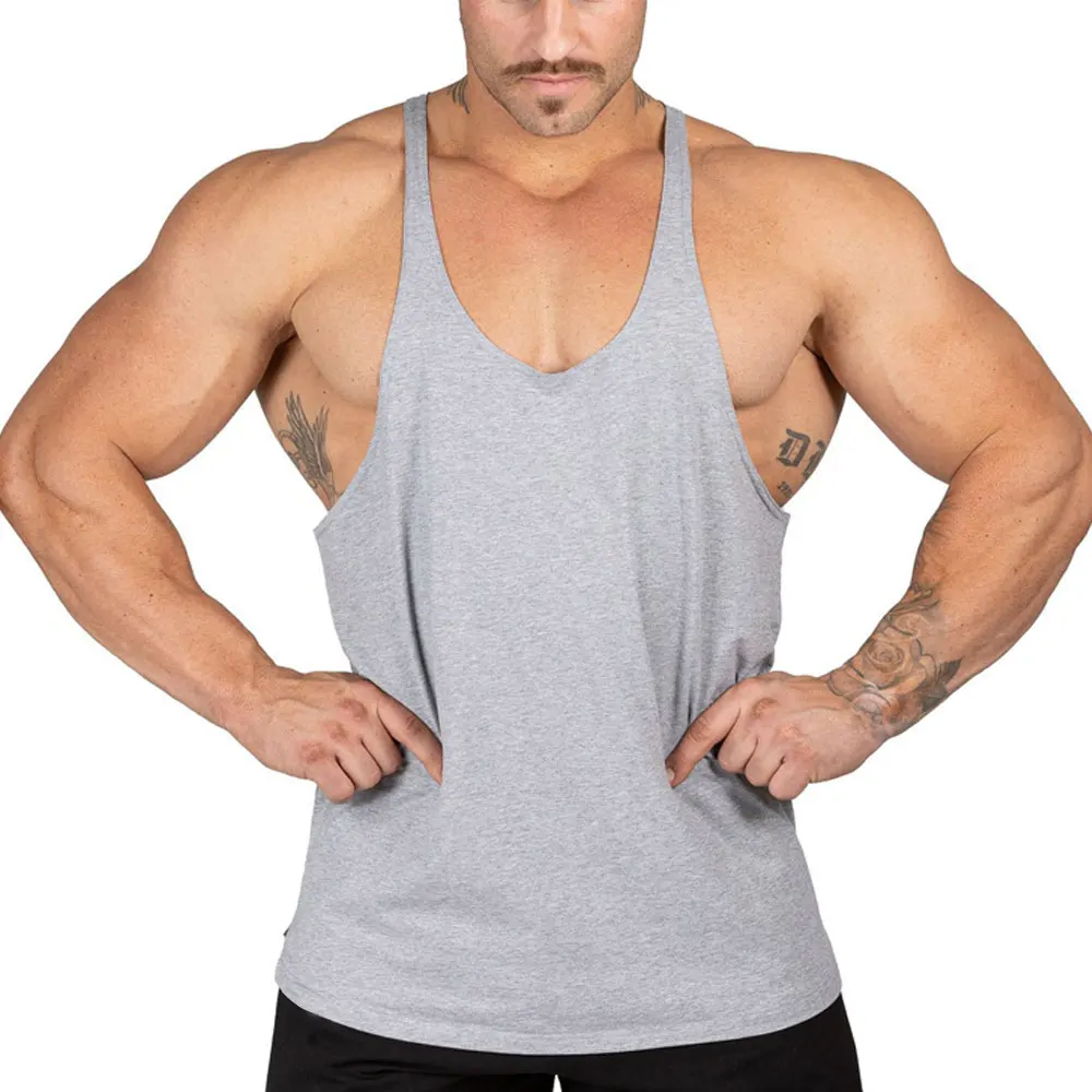 Custom Made Men Gym Active Wear Breathable Tank Tops / Wholesale Custom ...
