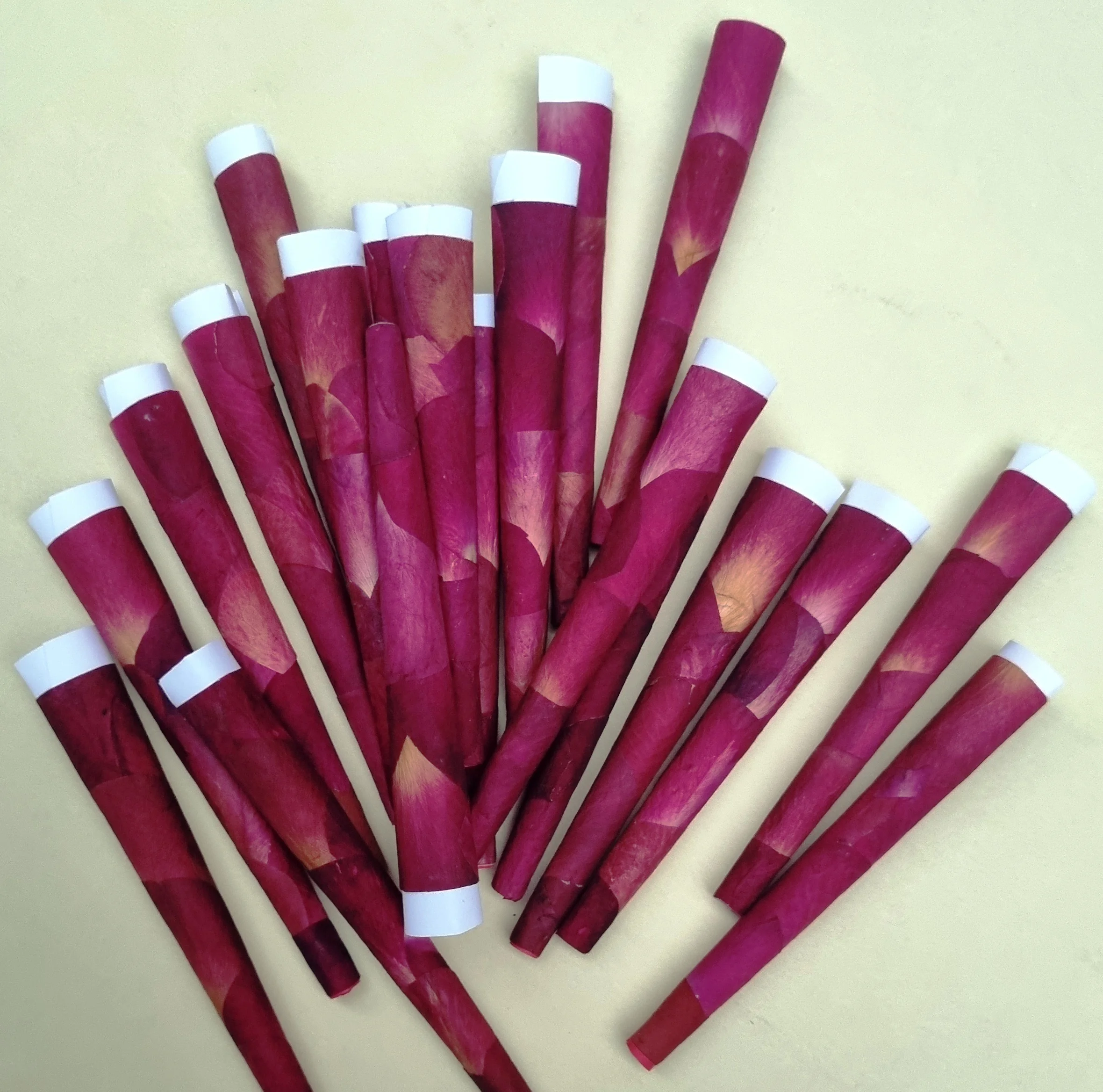Natural Rolled Rose Petal Cones - Best Market Prices
