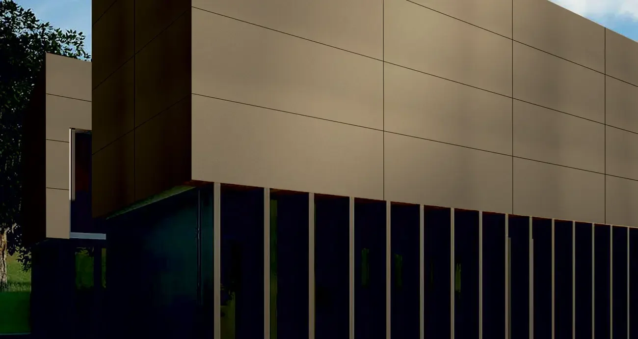 Acp Sheet External Cladding Panels Black Silver Metallic Acp Sheet For ...