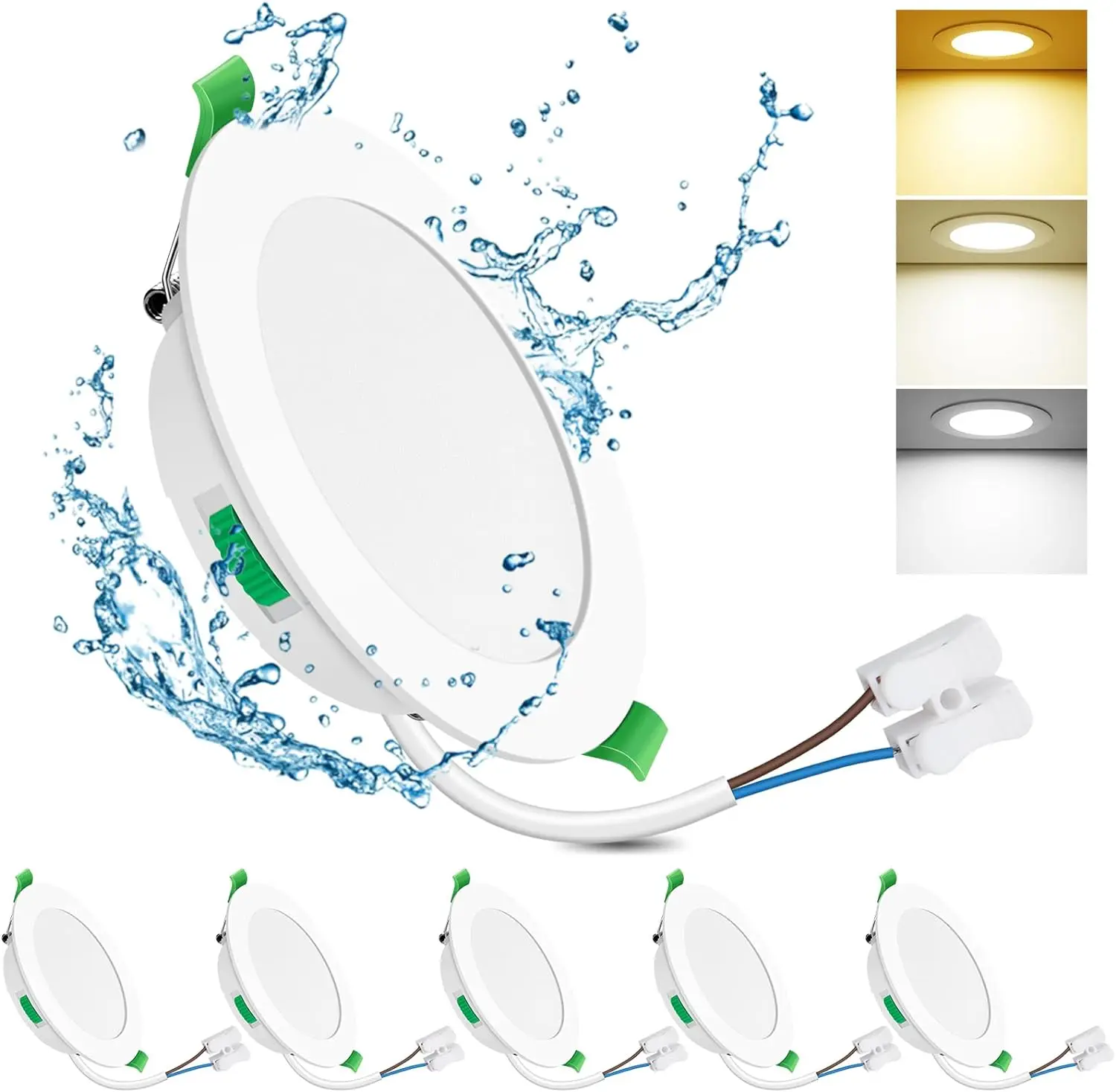 7W Dimmable IP65 & Fire Rated High Lumen Cob Recessed Ceiling Downlight ...