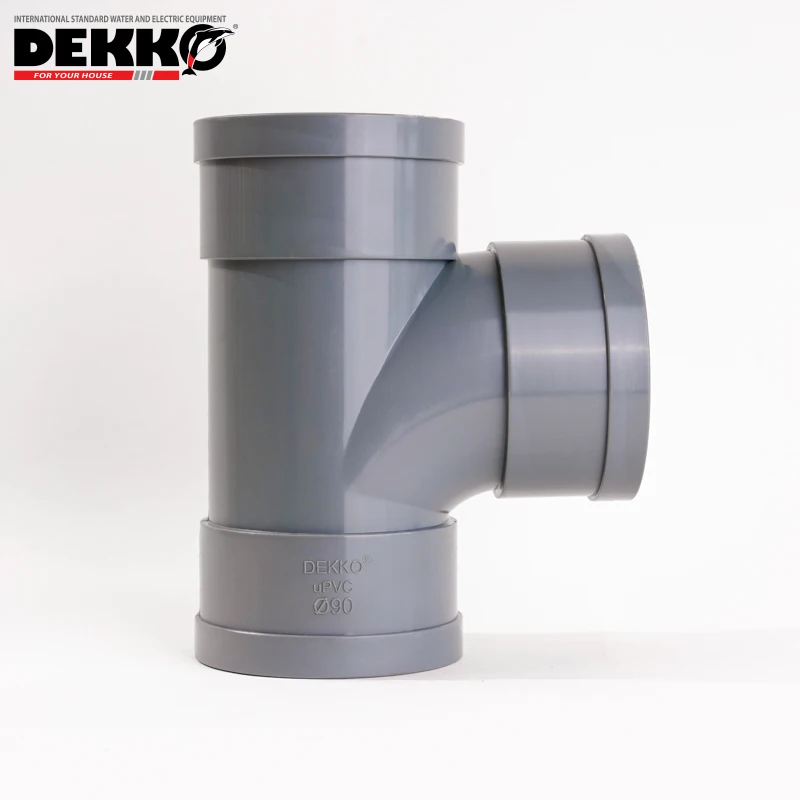 60-110mm Diameter Renovated UPVC High-Pressure Equal Sanitary Wye Tee ...