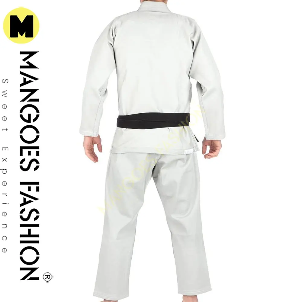 Gray Bjj Gi Uniform With Sublimated Pattern Inside Neck - Comfortable ...