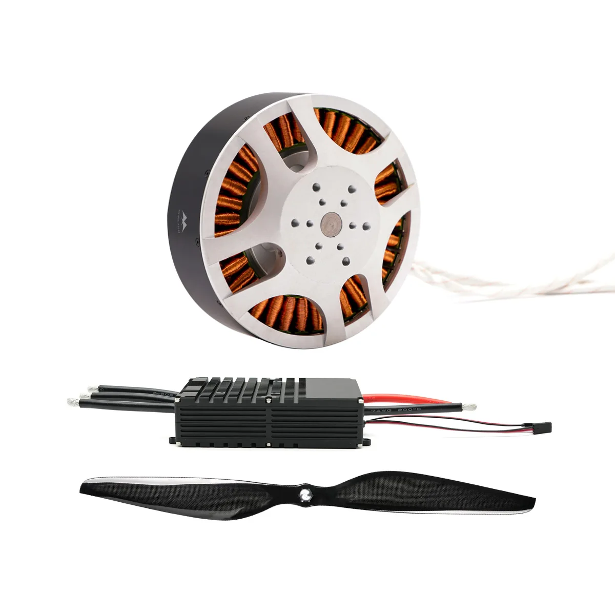 Furious Motor 15470 Brushless DC Motor with 50KG Thrust Propulsion Kit ...