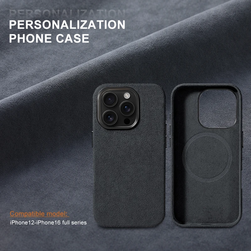 Mobile Cell Phone Case Leather Back Sticker Case for iPhone 17 16 15 14 ...
